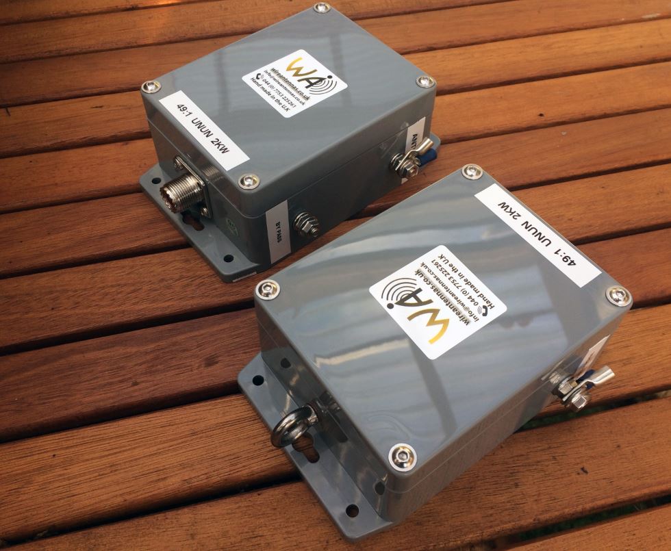 49:1 UNUN Transformer 2 Kw 160 - 20 m