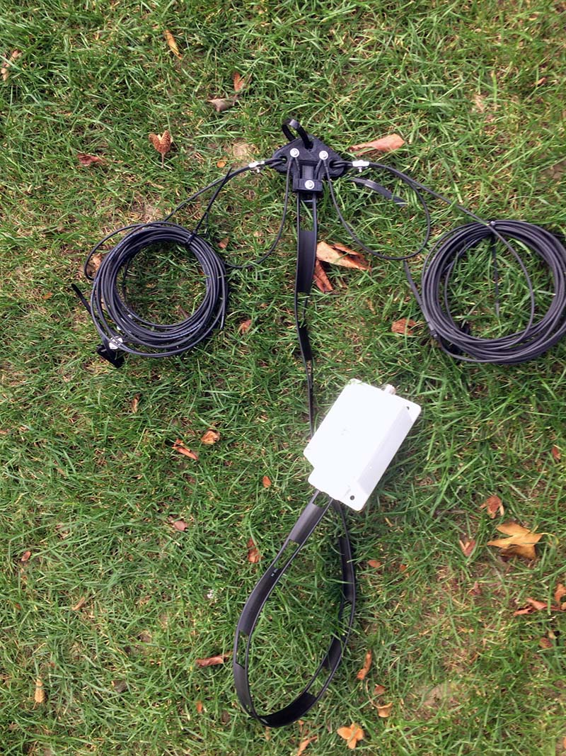 Double Zepp Antenna 5/8 CB 11m Band with 1:1 balun