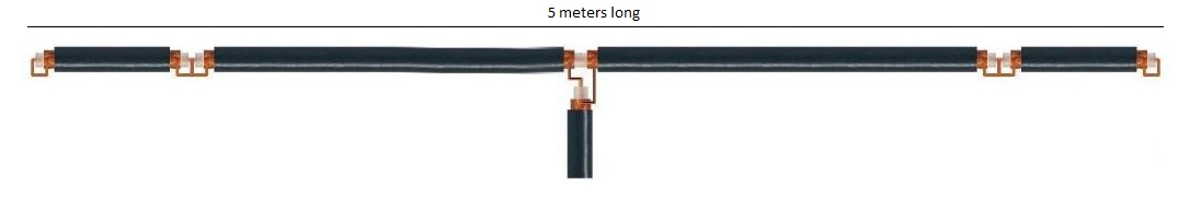 Double Bazooka Antenna 10 meter band